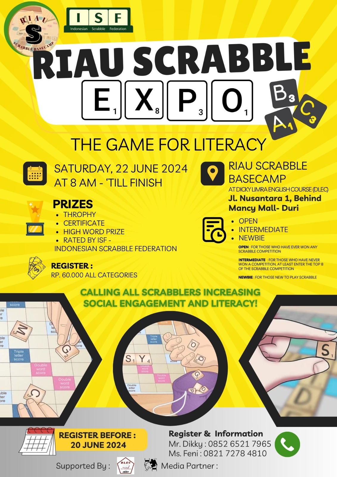 Luthfi Hasbi At 22 06 2024 Riau Scrabble Expo Tournaments Indonesian Scrabble Federation